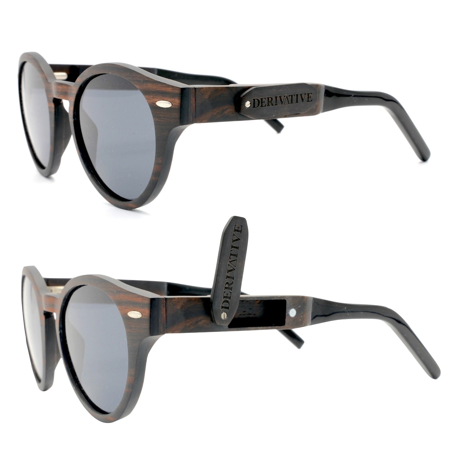 Round Smoking Sunglasses | Polarized Smokable Pipe Sunglasses - Derivative